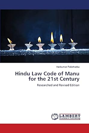 Buy Hindu Law Code of Manu for the 21st Century Book Online at Low ...