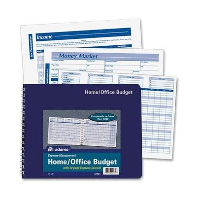 ABFAFR31 - Adams Home/Office Budget Record Book: Amazon.com: Office ...