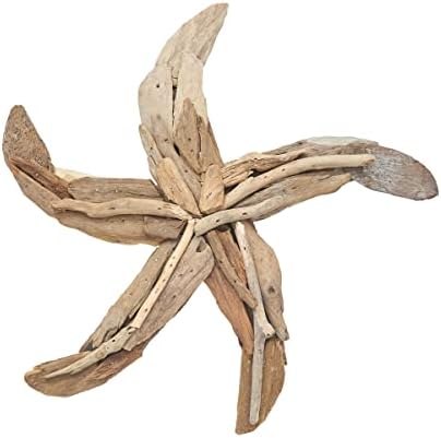 Amazon.com: Beachcombers Medium Driftwood Sea Star Wall Beach Decor ...