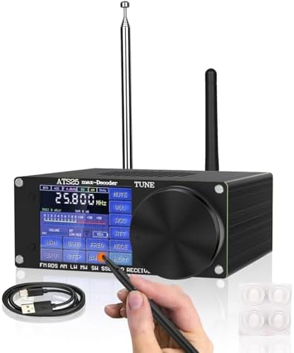 Amazon.com: Si4732 ATS-25 AMP All Band Radio Receiver V4.17, FM AM SSB ...