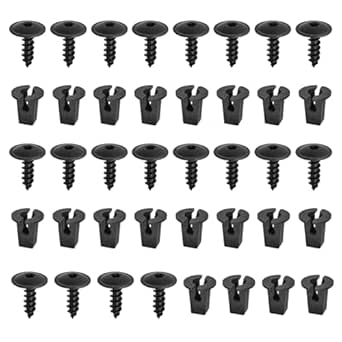 20 Set Car Screw Bolt Retainer, Wheel Arch Inner Liner Splash Guard ...