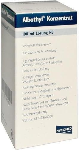 Albothyl Konzentrat Lösung, 100 ml : Amazon.de: Gewerbe, Industrie ...