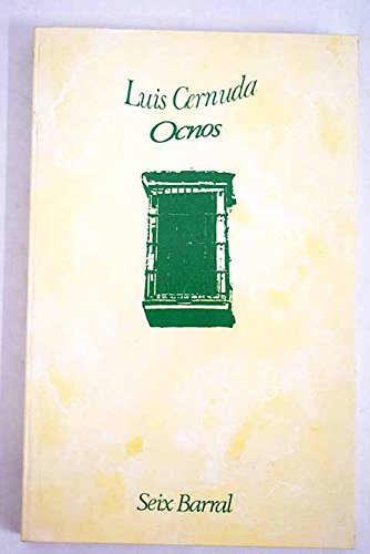 Ocnos : CERNUDA, LUIS: Amazon.fr: Livres