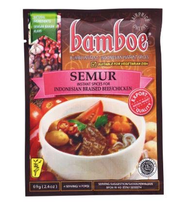 Amazon.com : NT# Bamboe Instant Semur Spices for Braised Beef & Chicken ...