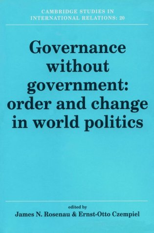 Amazon.com: Governance without Government: Order and Change in World ...