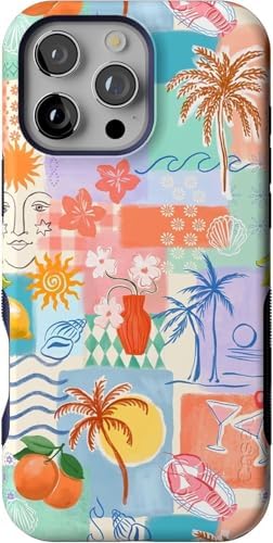 Amazon.com: Aesthetic Summer Beach Collage With Coastal Cowgirl Case ...