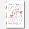 Amazon.com : Guymn Colored Bows Notebook Journal - 5.5×8.3 Preppy ...