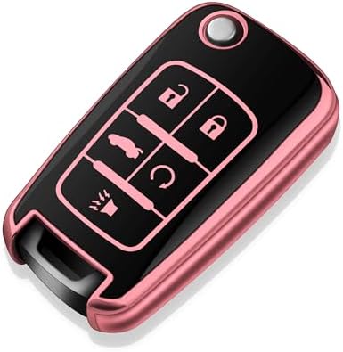 Amazon.com: Tukellen for Chevy Key Fob Cover Special Soft TPU Key Case ...