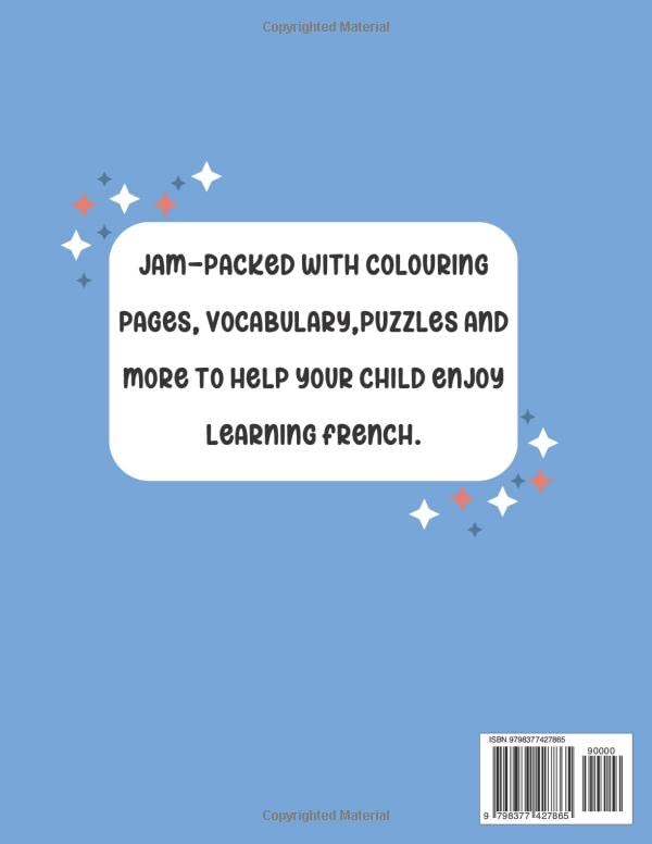 French Activity Book for Kids: Puzzles and Activities to learn French ...