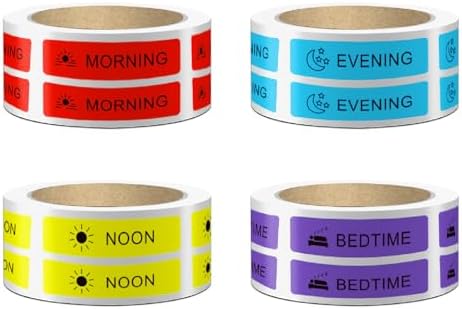 Amazon.com: 2000 Pcs Pre-Cut Medicine Stickers Medication Instruction ...