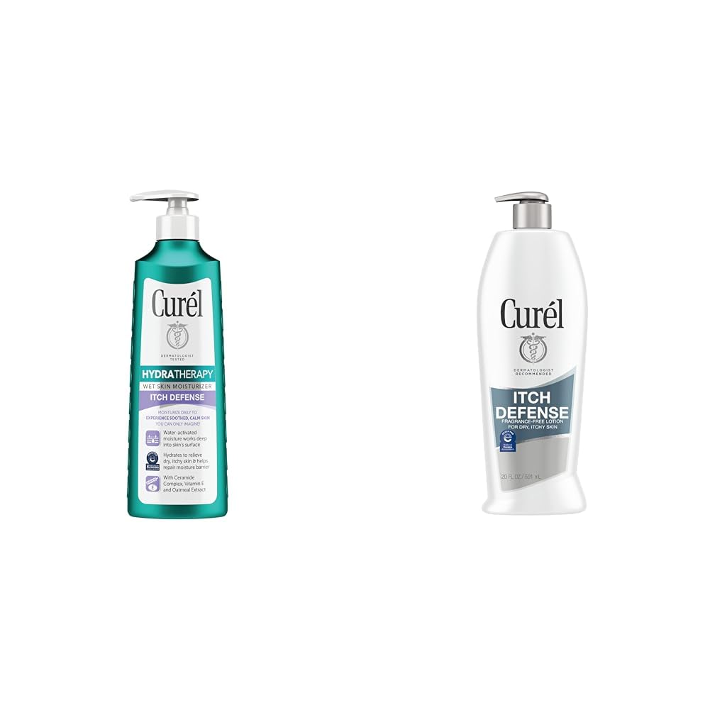 Amazon.com : Curel Hydra Therapy, Itch Defense Moisturizer, Wet Skin ...