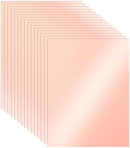 Amazon.com: Guakicae 28 Sheets Pink Shimmer Cardstock 8.5 x 11 Craft ...