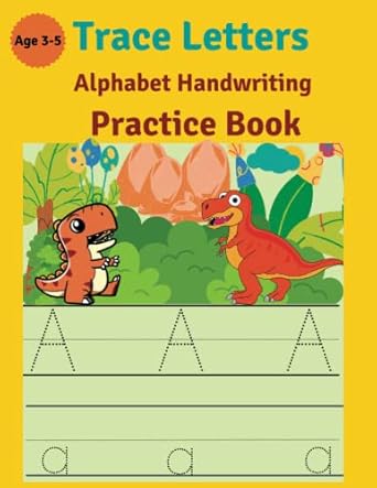 Trace Letters Alphabet Handwriting Practice Book: Writing through ...
