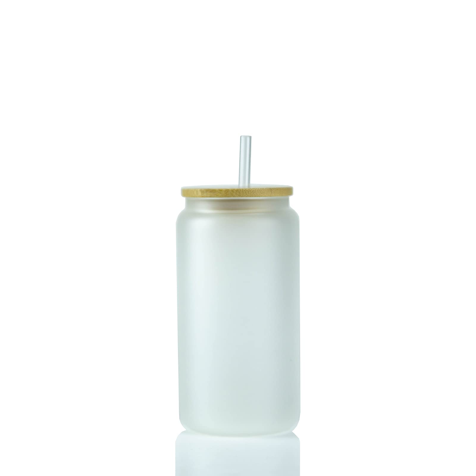 Snapklik.com : Hogg 16oz Matte Glass Cups (25 Units) - Frosted Glass