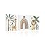 Amazon.com: ABC Poster Nursery Wall Decor: Boho Alphabet Art for ...