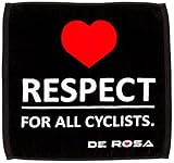 ・ブランド:De Rosa・製造元:DE ROSA apparel(デローザ)・・素材：コットン　・約W340xH360mm ・今治製のハンドタオル　・DE ROSAのブランドロゴであるクオーレ（イタリア語でハート）と、彼らのサイクリングに...