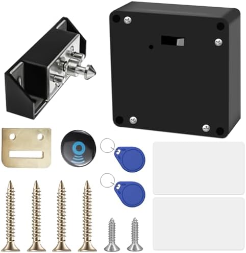 Electronic Cabinet Lock, RFID Lock with Battery, Smart Drawer Lock with ...