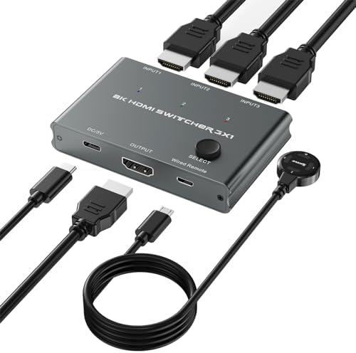 Amazon.com: UGREEN HDMI Switch 5 in 1 Out 4K@60Hz, HDMI Splitter with ...