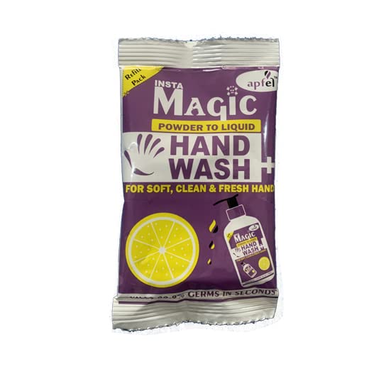 Buy Apfel Insta magic hand wash - Lavender (10 pouches) Powder to ...