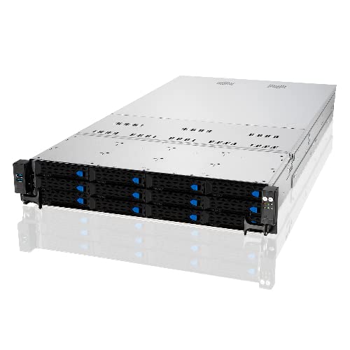 ASUS 2U RS720A Rackmount Server, 1RU, Dual Docket AMD EPYC, 12 x 2.5 ...
