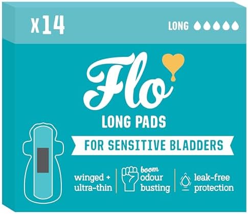 Amazon.com: Flo - Sensitive Bladder Long Pads (14 Pack) - Wrapped ...