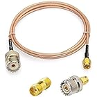 Amazon.com: uxcell SMA Male to UHF PL-259 Male RG316 RF Coaxial Coax Cable 6 Feet for Base to ...