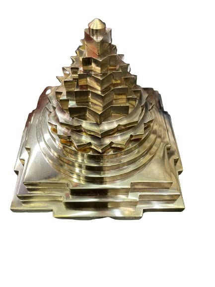 Buy Pure Brass Maha Meru Shree Yantra Solid for Puja Use at Home/Maha ...