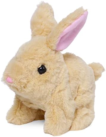 DOZERA Realistic Walking, Talking Rabbit Toy, Stuffed Animal ...