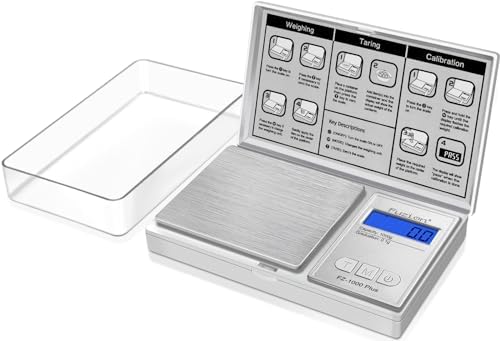 Amazon.com: Fuzion Digital Pocket Scale .01 Gram Accuracy, Gold ...