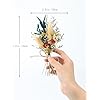 Amazon.com: Mini Dried Rose Bouquet (6pcs), Natural Dried Flower ...