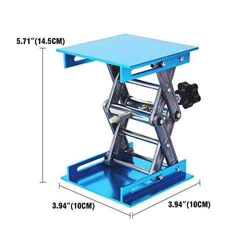 Snapklik.com : H-YEEU Lift Table Stainless Steel Lab Jack Stand Table ...