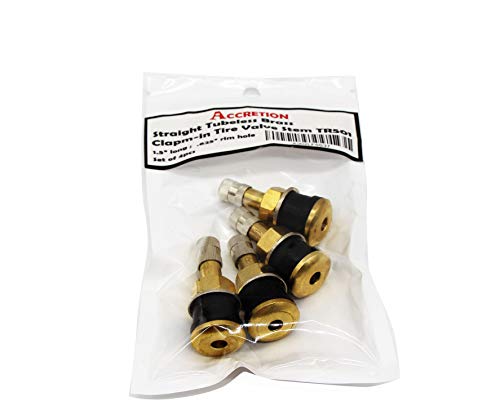 Snapklik.com : TR501 Straight Brass Clamp In Tubeless 1.5 Inch Truck Or ...