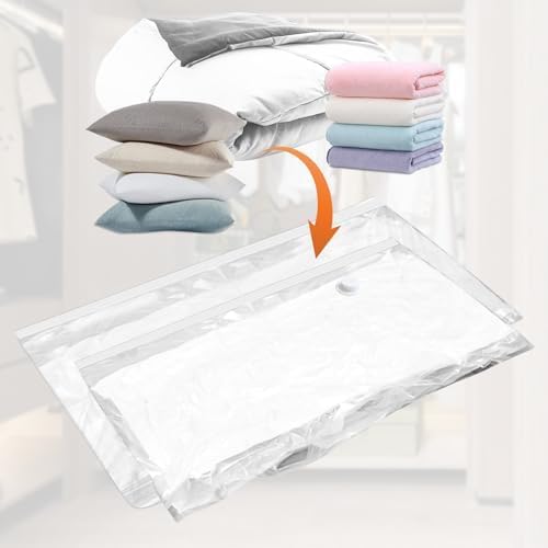 POKIENE Extra Large Vacuum Storage Bags 130x240cm Mattress Vacuum Bag ...