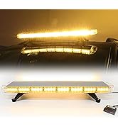 Amazon.com: PIILOO 38 Inch Rooftop Emergency Strobe Light Bar 72 LED ...