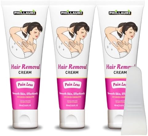 Amazon.com : Hair Remover Painless Cream | Body Hair Cream For All Skin ...