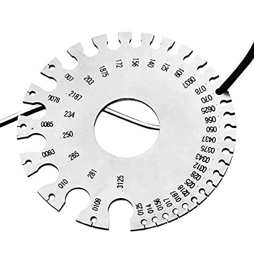 3NH® Steel 0-36 Round Swg Wire Thickness Ruler Gauge | 12391 : Amazon ...
