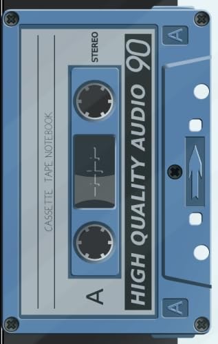 Cassette Tape Notebook: Retro Journal | Sketchbook | blank | pocket ...