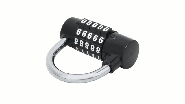 Watch 5 Digit Combination Lock Security Padlock Combination Lock on ...
