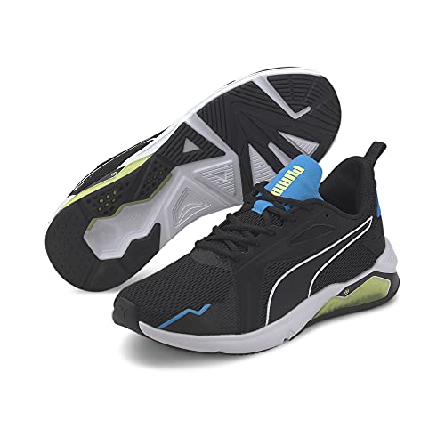 PUMA Men's LQDCELL Method Gymnastics Shoe, Puma Black-Nrgy Blue-Fizzy ...