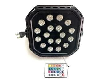 Buy Mudgal Electricals Plastic Body Flat Par Light LED Mini RGB Dj ...