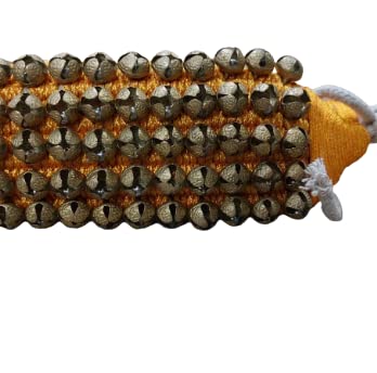 Pranchi Metals Brass Ghungroo | 3 Line Ghungroo With Pink Pad | Ankle ...