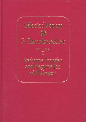 Amazon | Radiative Transfer and Negative Ion of Hydrogen (Selected ...
