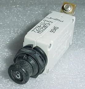 7274-11-3, MS22073-3, 3A Slim Klixon Airplane Circuit Breaker -Rev ...