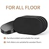 8 Pack Reusable Large Furniture Movers Sliders for Carpet and Hardwood ...