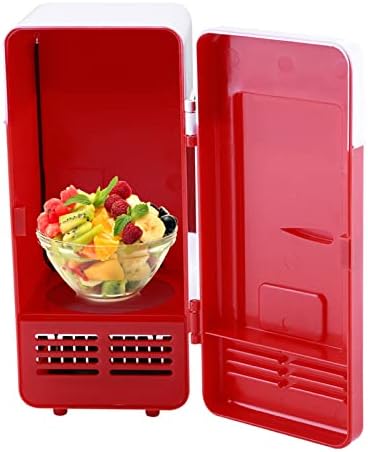 Mini Fridge,Portable Cooler and Warmer, Portable LED Mini USB ...