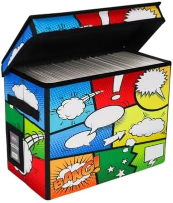 Amazon.com: BCW Comic Book Storage Box - 4 ct | Foldable Comic Book ...