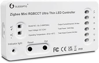 GLEDOPTO ZIGBEE Mini LED Controller RGBCCT Controller Voice Control ...