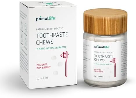 Amazon.com: Primal Life Organics Premium Dirty Mouth Toothpaste Chews ...