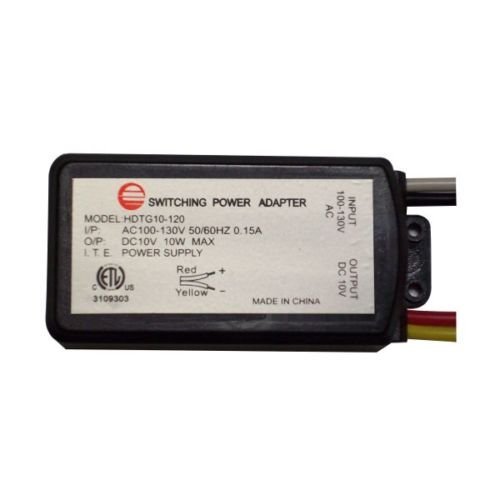 LED DC Transformer/Switching Power Adapter 10 Volt 10 Watt - Input AC ...
