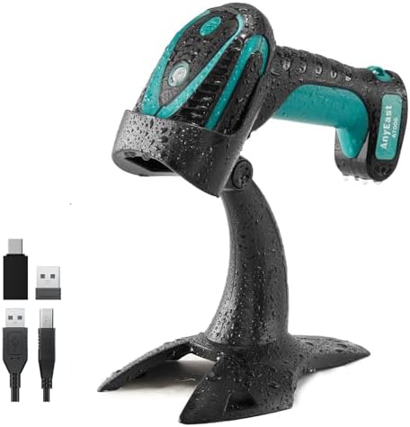 Amazon.com : Eyoyo 2D 1D Wireless Barcode Scanner with Stand, 3-in-1 Barcode Reader 2.4G ...